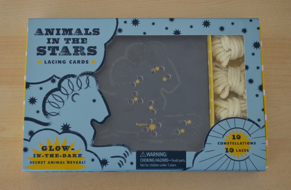 Animals in the Stars Lacing Activity Cards | KIDOLO